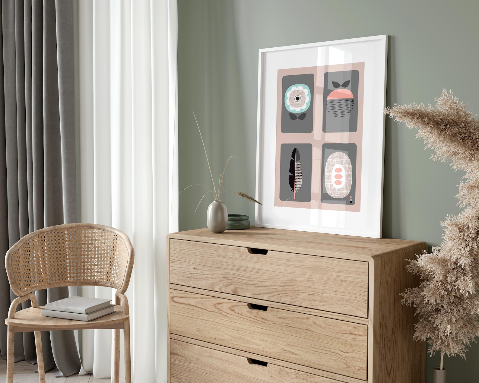 Scandinavian Print Wall Art Print Scandi Wall Art - Etsy