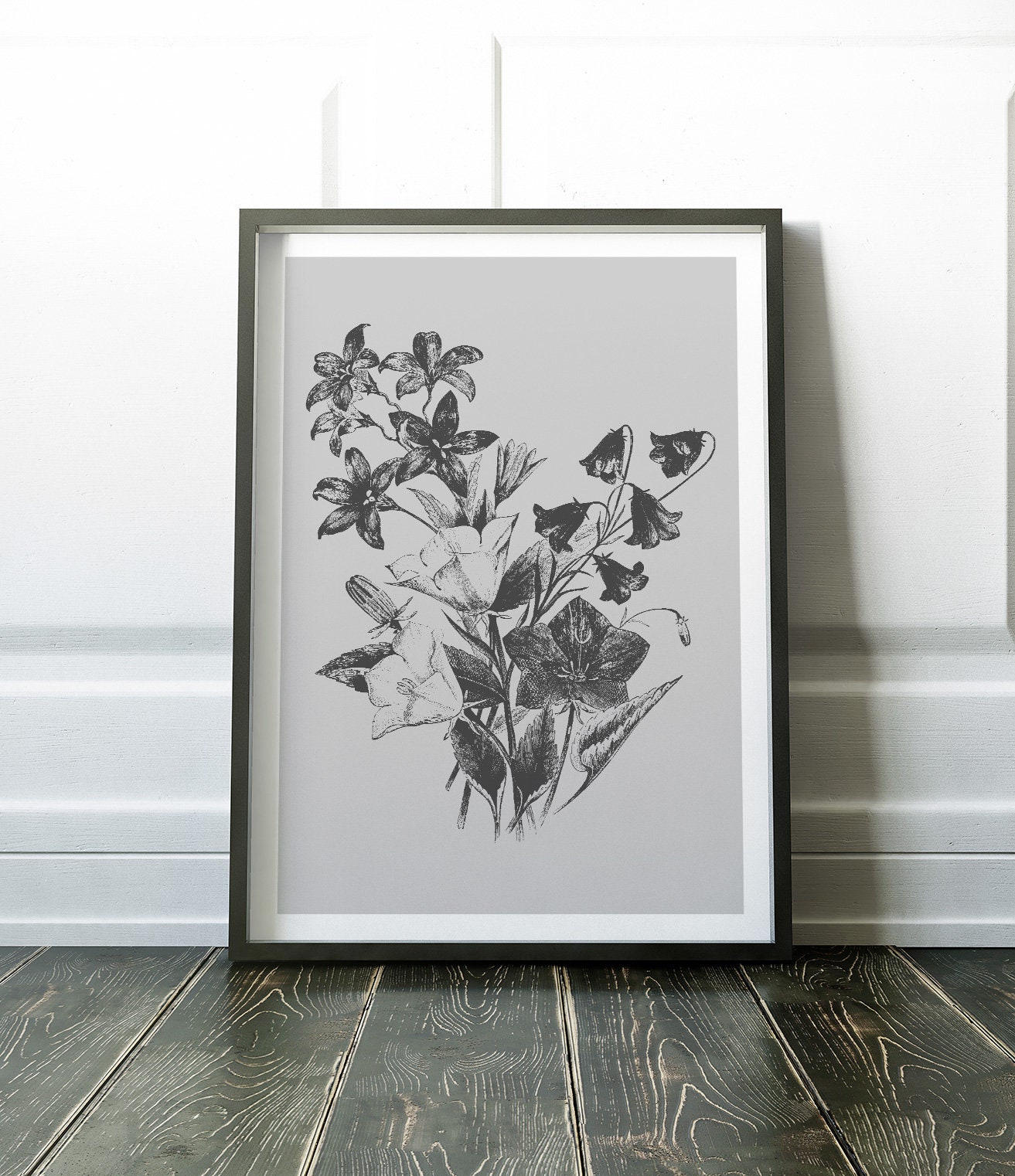 Botanical Print Set Flower Prints Set of Prints Botanical | Etsy