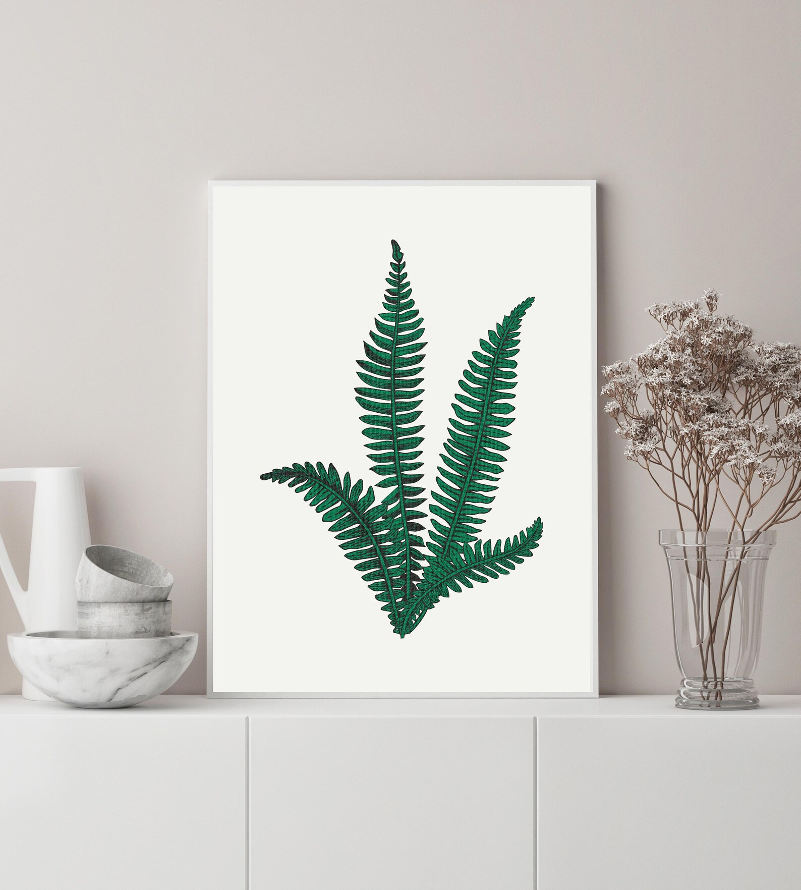 Botanical Wall Art Art Print Green Wall Art Botanical | Etsy