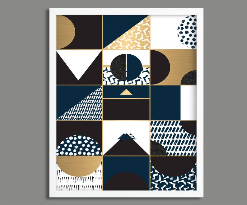 Scandi Print Wall Art Minimalist Print Nordic Wall Art | Etsy