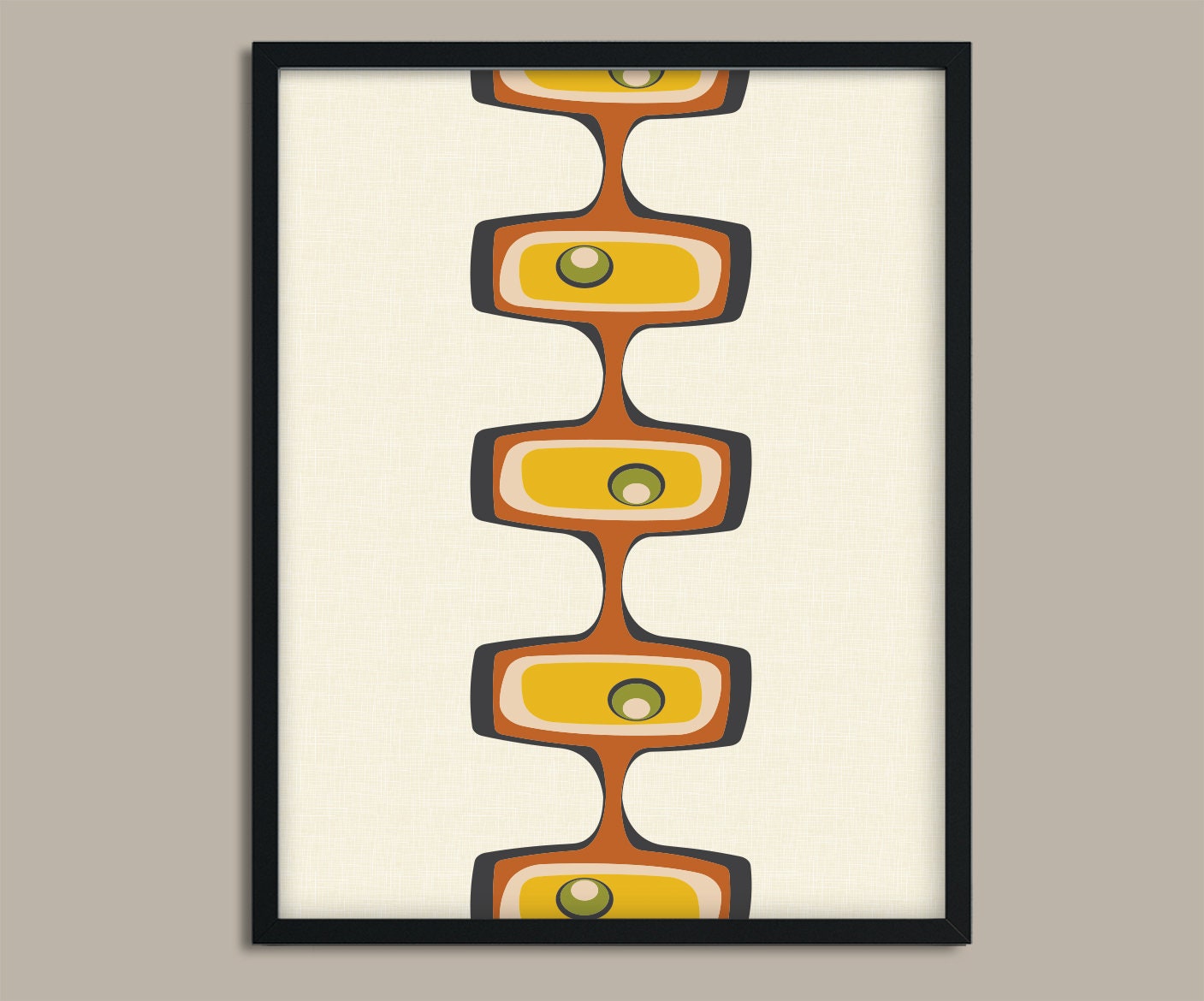 Mid Century Modern Prints Mid Century Art Print Mid | Etsy