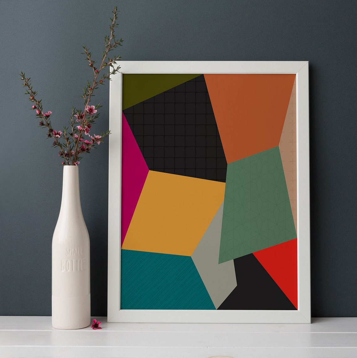 Wall Art Geometric Print Wall Art Print Abstract Print | Etsy