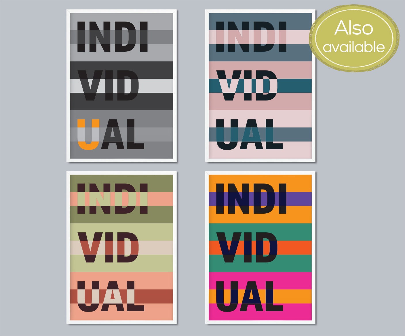 Pink Prints Poster Pink Wall Art Typography Wall Art | Etsy UK