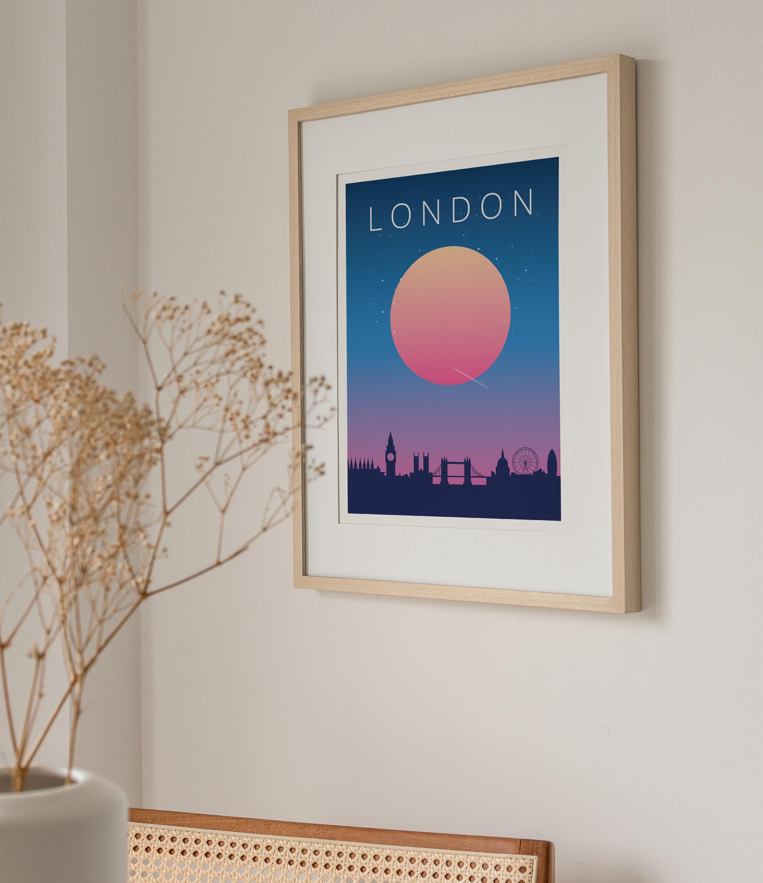 London Poster, London Wall Art, Minimalist Travel Print, Wall Art ...
