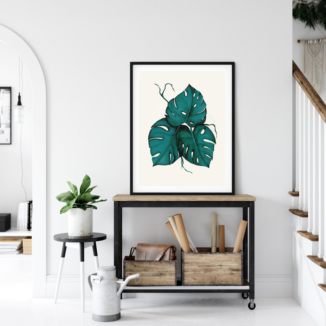 Set of Prints, Botanical Print Set, Green Prints, Set of Green Prints ...