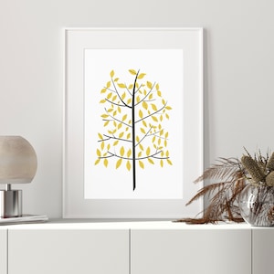 Tree Print, Wall Art Print, Wall Art, Minimalist Print, Minimalist Art ...