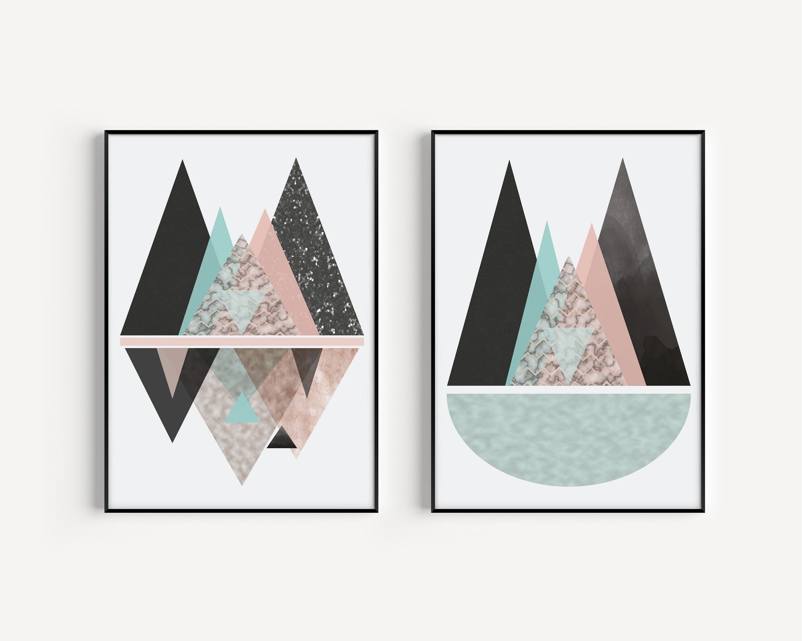 Art Print, Scandinavian Print, Minimalist Print, Blue, Prints, Abstract ...