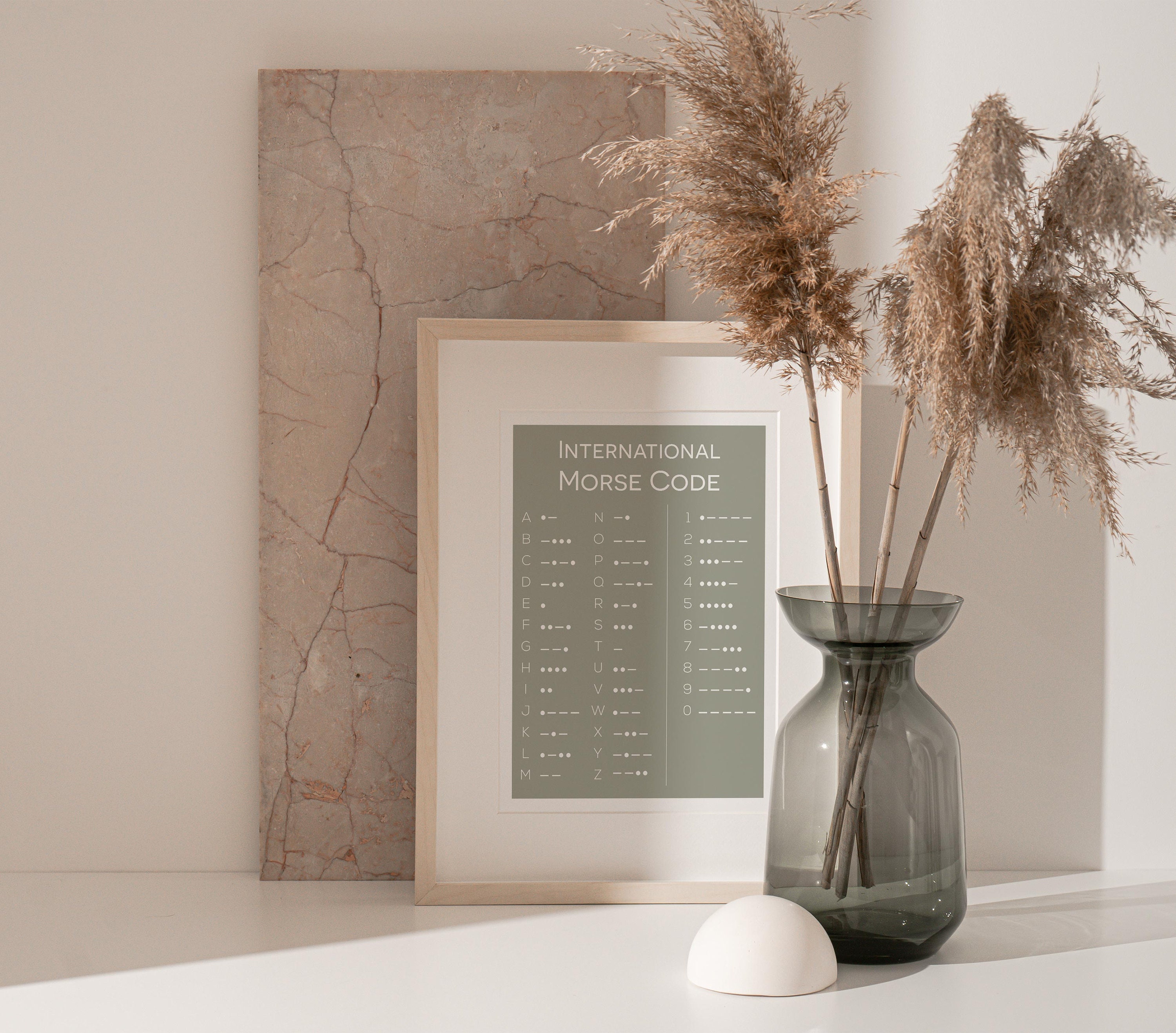 Morse Code Poster Morse Code Print Wall Art Print Wall Art | Etsy