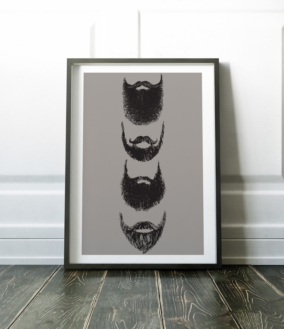 Beard Gift Beard Print Beards Barbers Print Barbers Beard | Etsy