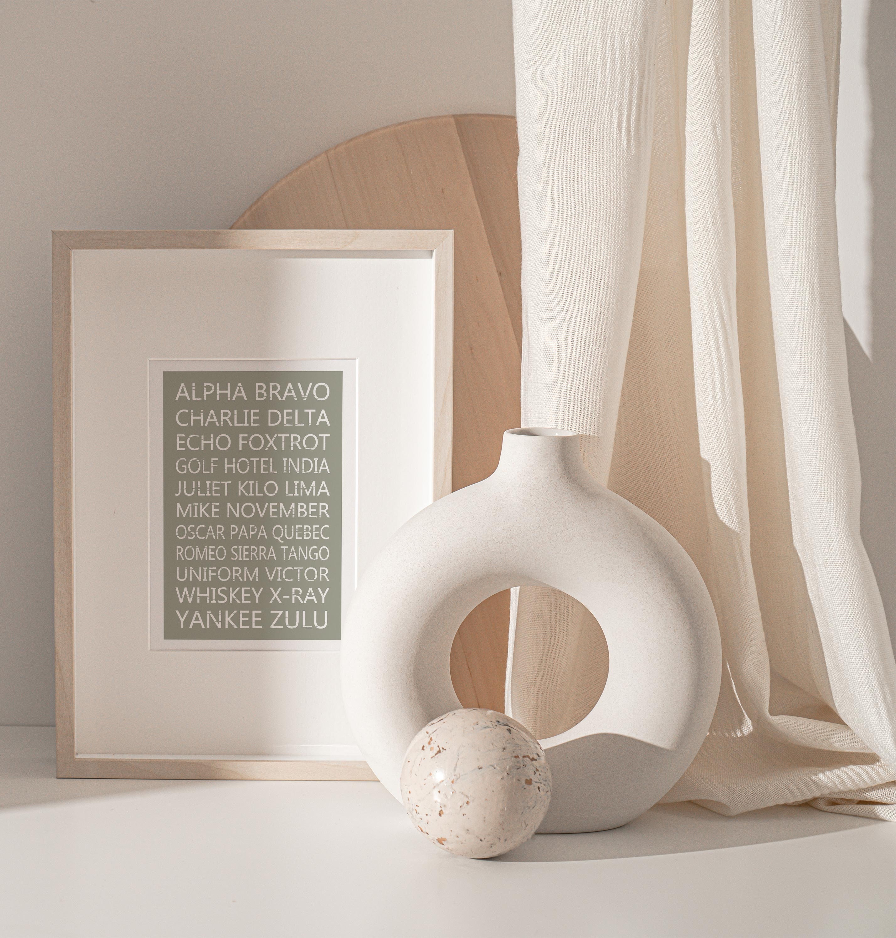 Phonetic Alphabet Print, Phonetic Alphabet Wall Art, Wall Art Print ...