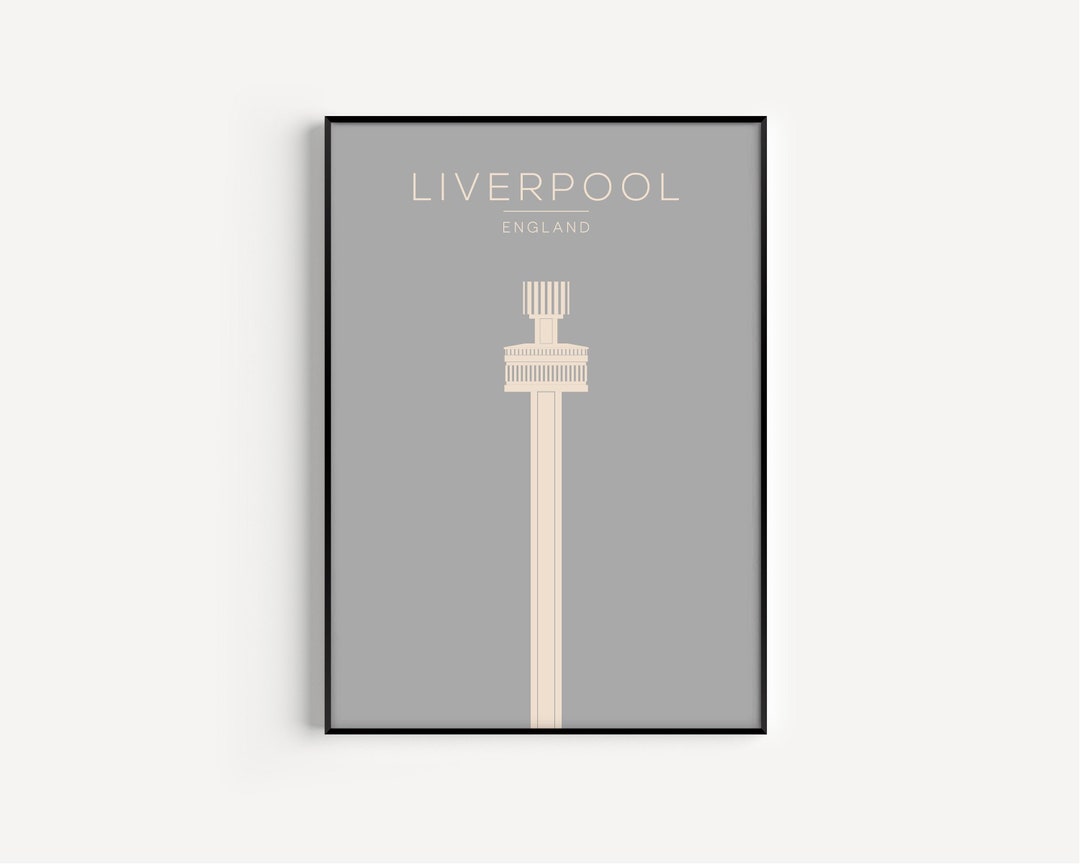 Wall Art Print, Liverpool Print, Liverpool Poster, Liverpool Wall Art ...