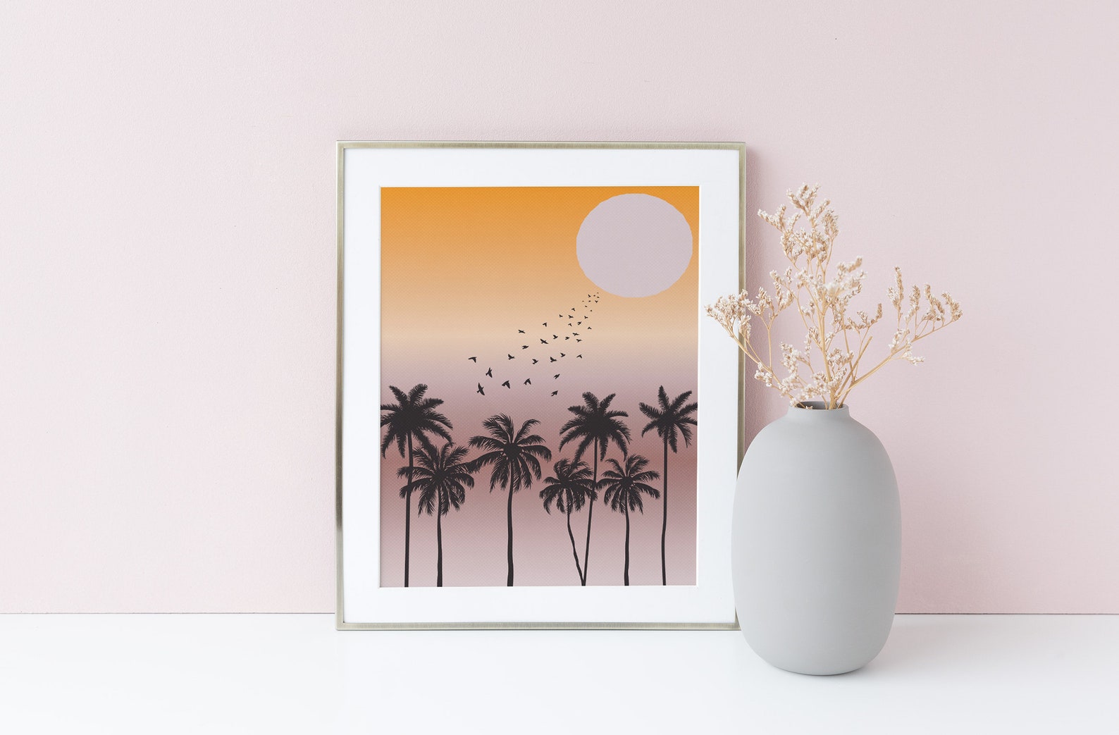 Art Print Palm Tree Print Wall Art Palm Tree Wall Art Wall Etsy