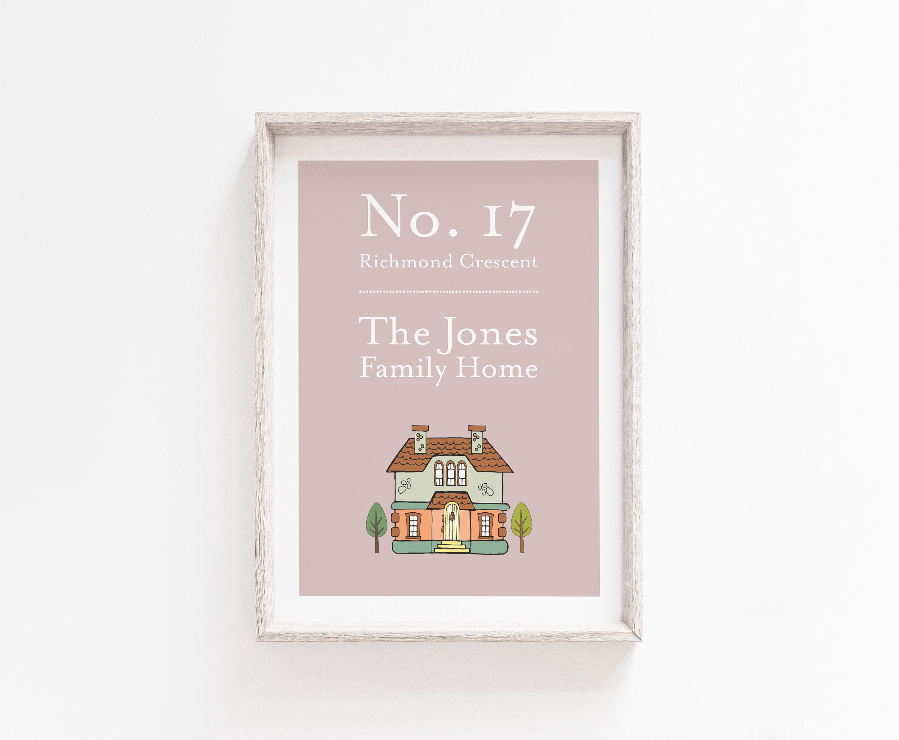 Custom Family Print Home Print Family Gift Personalised - Etsy