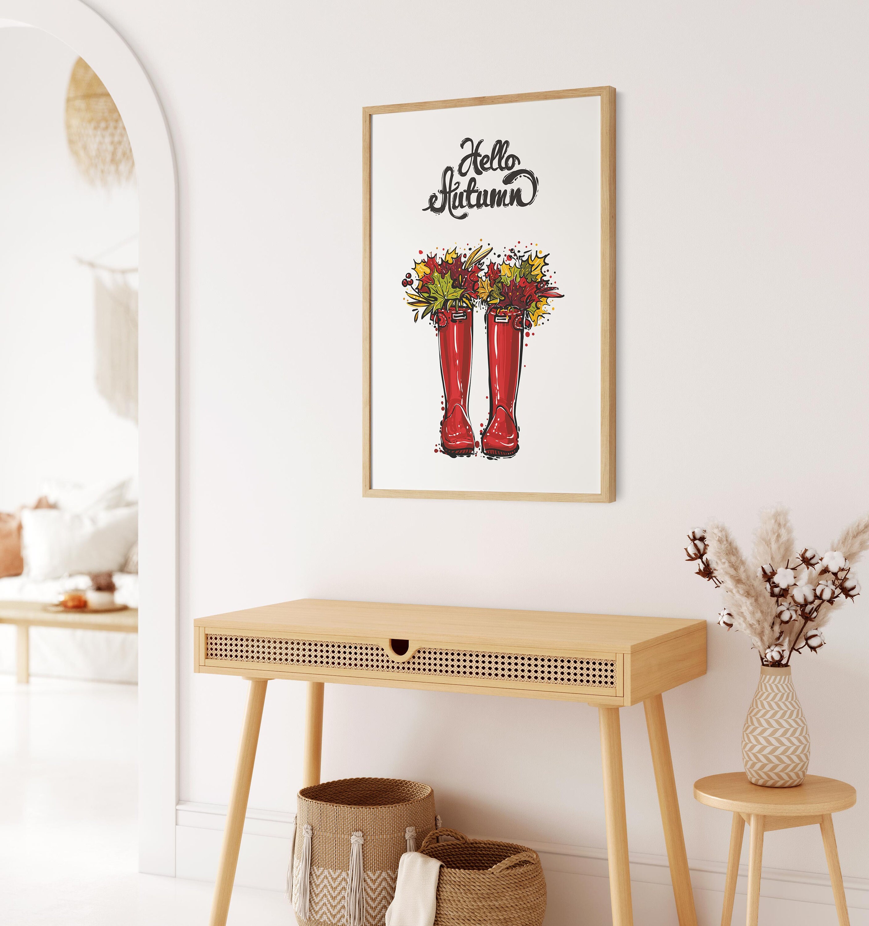 Wellies Print Wellies Art Autumn Prints Autumn Art - Etsy