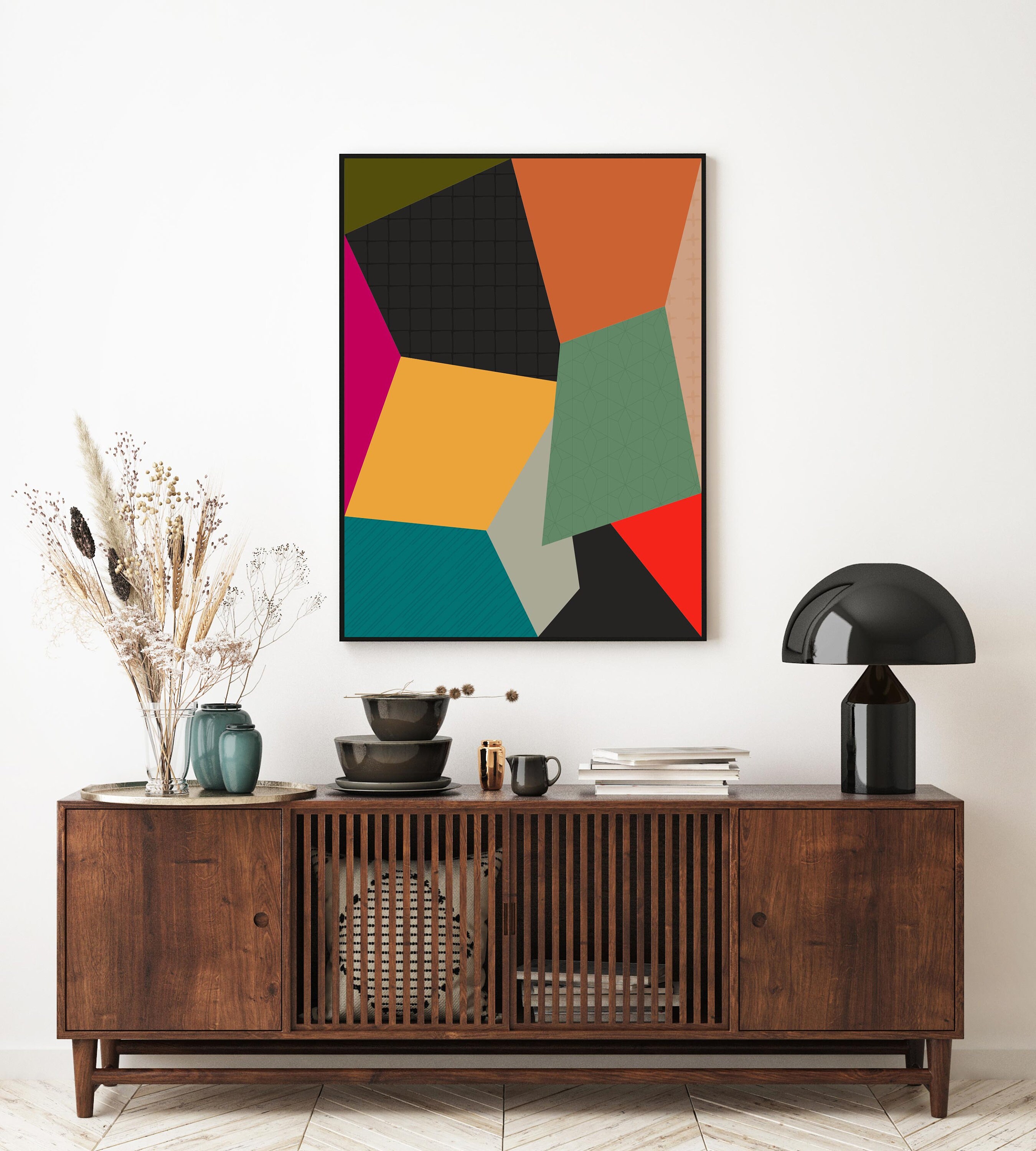 Wall Art Geometric Print Wall Art Print Abstract Print | Etsy