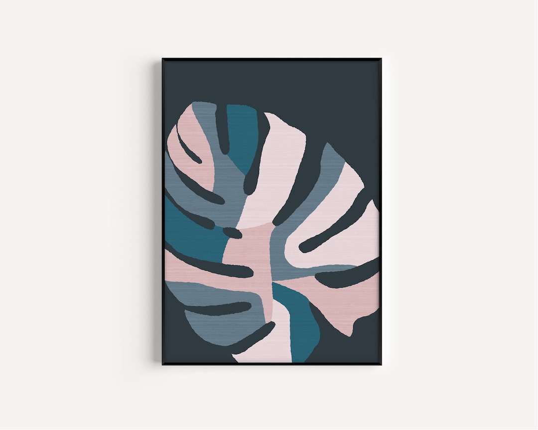 Monstera Print Wall Art Print Botanical Print Botanical - Etsy