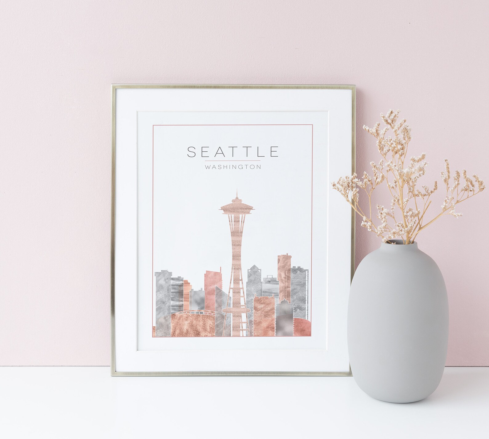 Seattle Print Wall Art Print Seattle Wall Art Washington | Etsy
