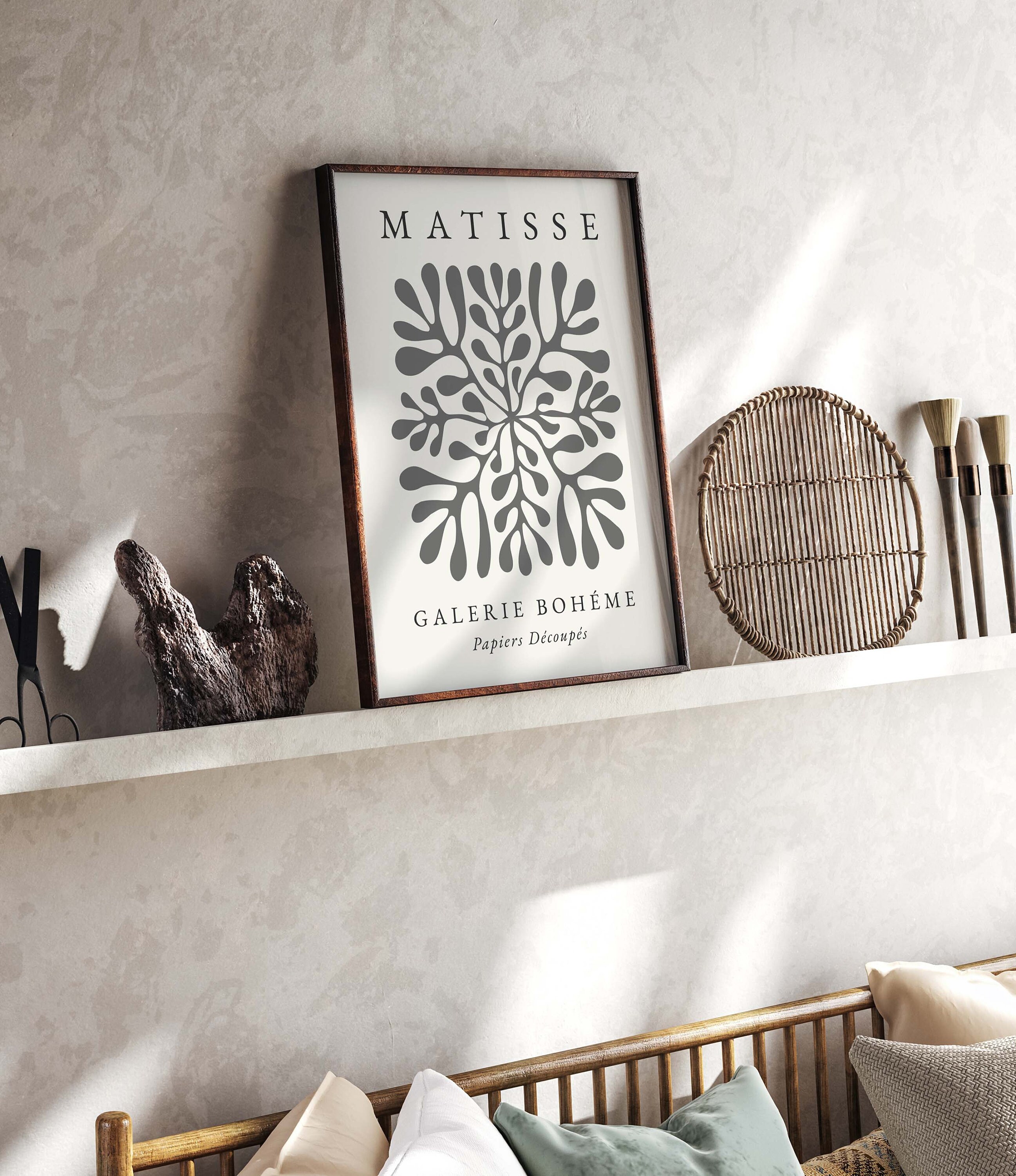 Matisse Print Set, Grey Print, Wall Art Print, Matisse, Set of Prints ...
