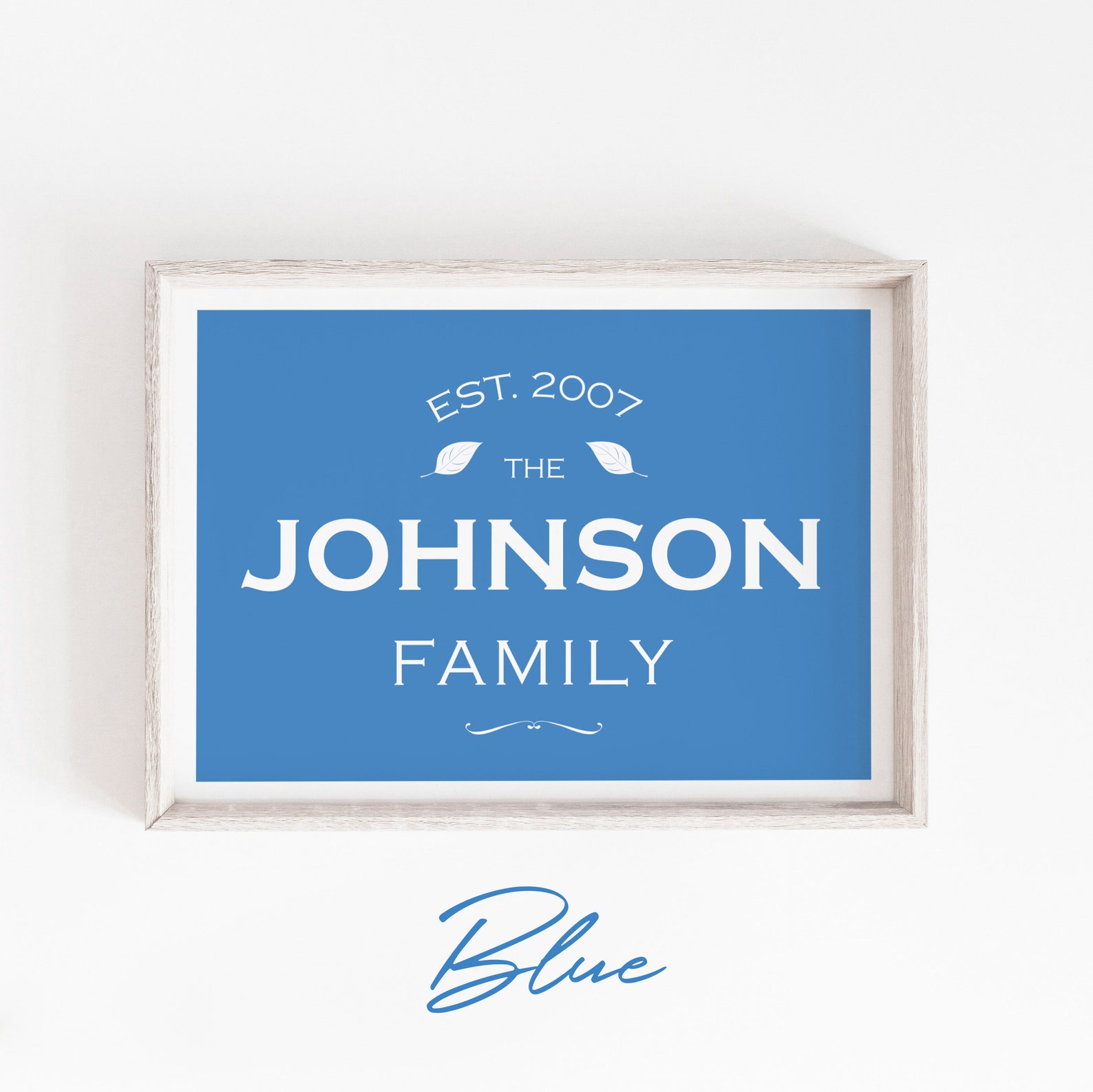 Family Print Family Name Print Family Gift Custom Made | Etsy UK