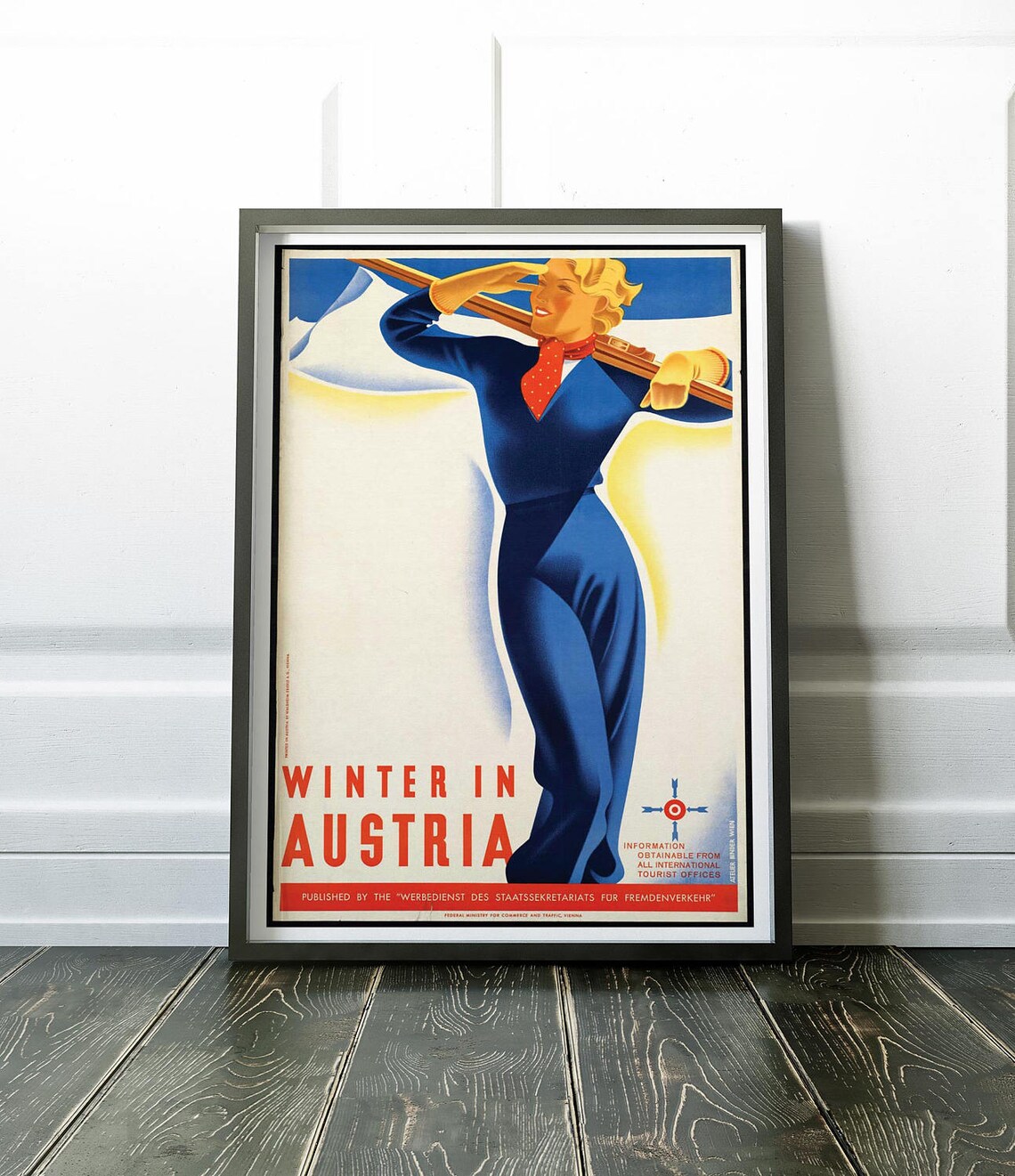 Austria Poster Austria Print Wall Art Prints Skiing Print - Etsy UK