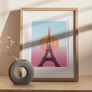 Paris Poster, Paris Wall Art, Minimalist Travel Print, Wall Art Prints ...
