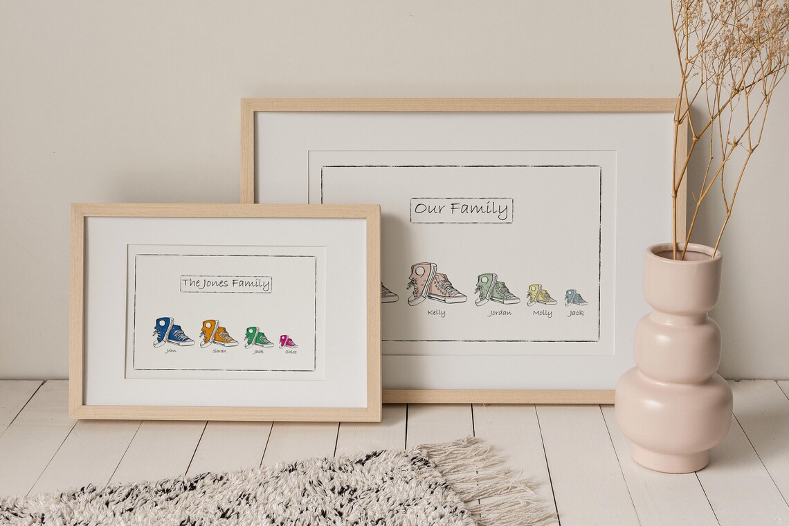 Family Gift Family Print Custom Family Gift Personalised - Etsy