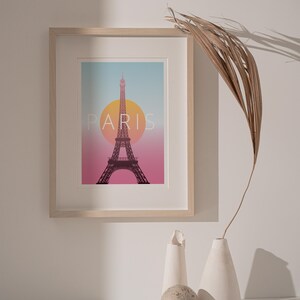 Paris Poster, Paris Wall Art, Minimalist Travel Print, Wall Art Prints ...