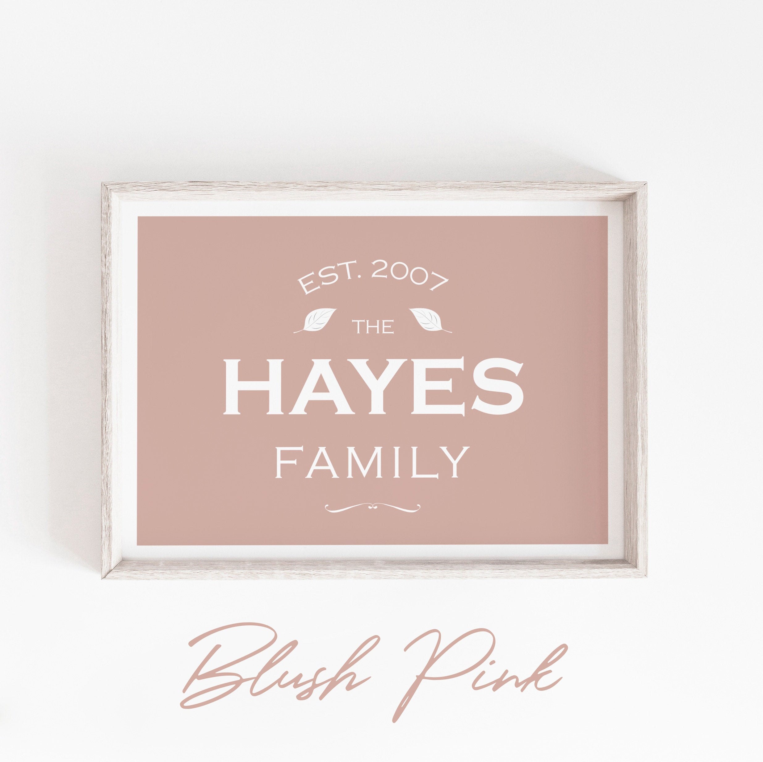 Family Print, Family Name Print, Family Gift, Custom Made Prints, Wall ...
