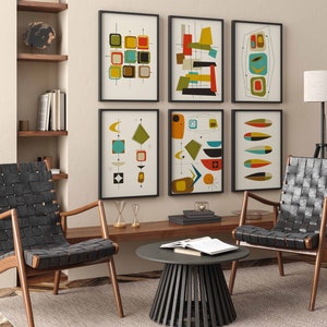 Retro Print, Mid Century Modern, Prints, Mid Century Poster, Art Print ...