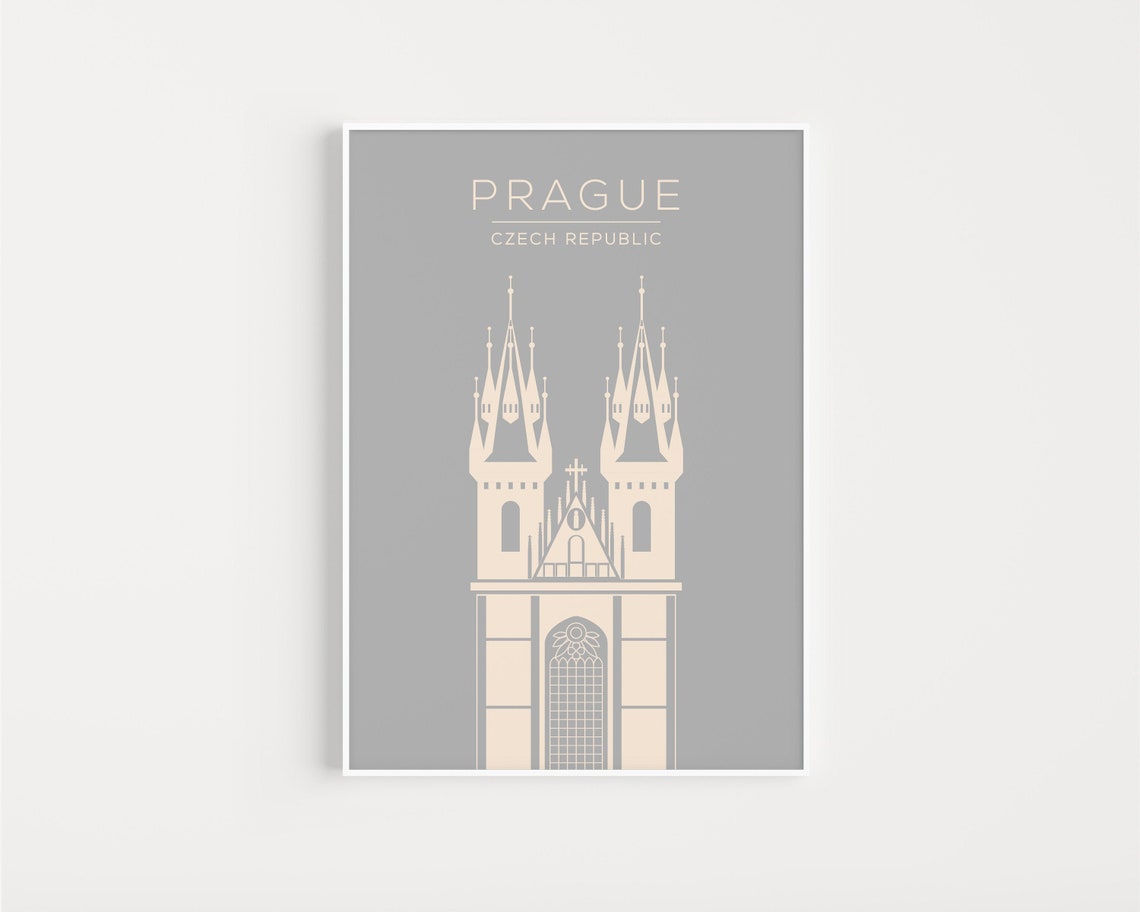 Prague Print, Wall Art, Travel Print, Prague Poster, Wall Art Print ...