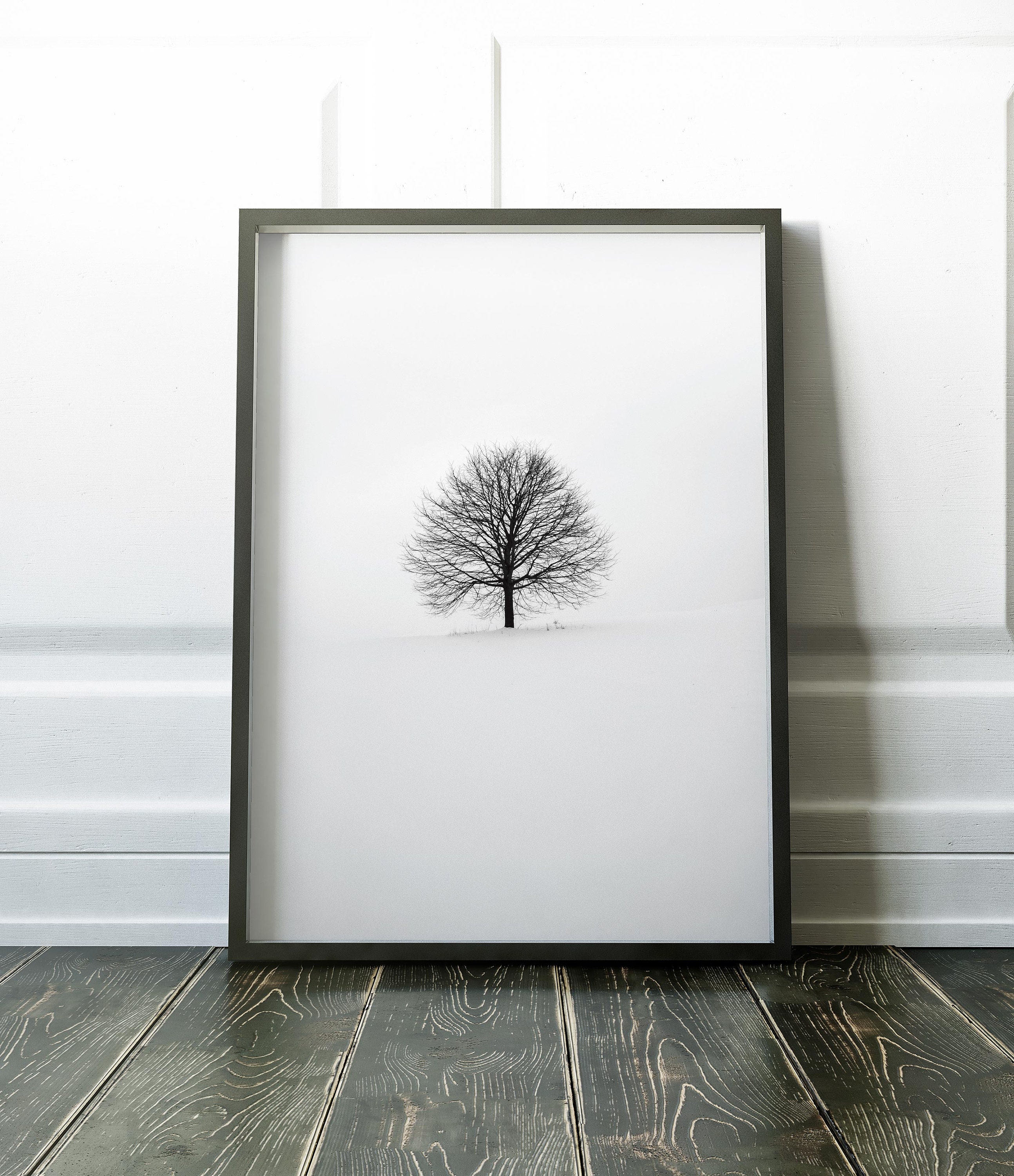 Tree Print Black and White Prints Wall Art Print Tree | Etsy