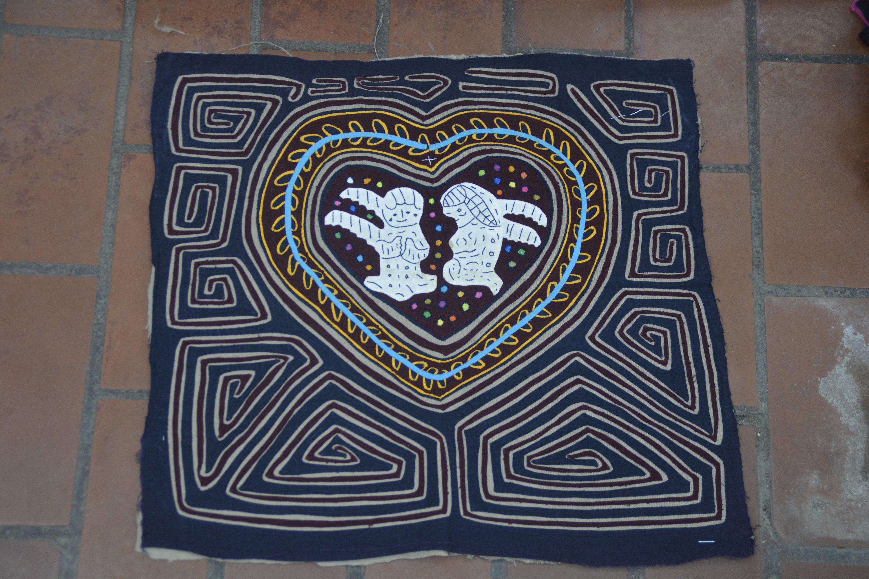 375. ANGELS HANDMADE MOLA Authentic Kuna Indian San Blas - Etsy