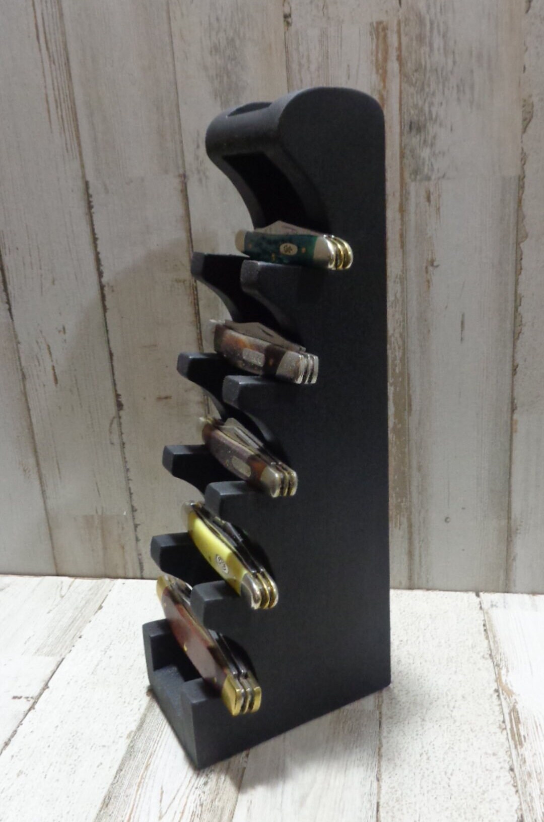 Pocket Knife Display Stand for Regular Size Knives Hand - Etsy