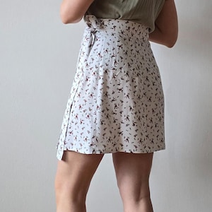 Wrap Skirt With Big Bow Sewing Pattern/ A-line Wrap Skirt PDF Pattern ...
