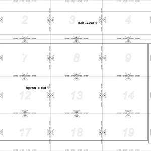 Easy to Sew/ Half Apron Sewing Pattern/ Pinafore Tutorial PDF/ - Etsy