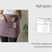 Easy to Sew/ Half Apron Sewing Pattern/ Pinafore Tutorial PDF/ - Etsy