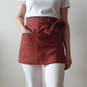 Easy to Sew/ Half Apron Sewing Pattern/ Pinafore Tutorial PDF/ Apron ...