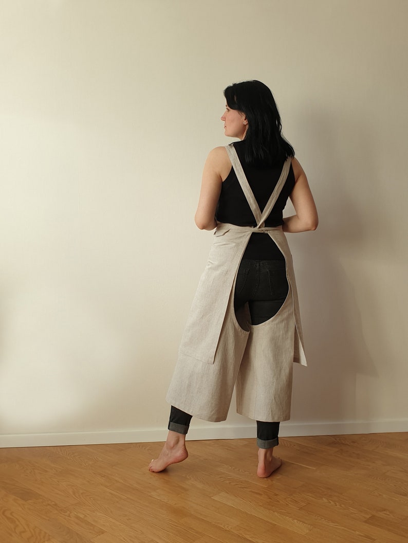 Pottery Apron With Pants/sewing Pattern/ Potter's Split - Etsy