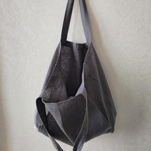 Yoga Tote Bag Sewing Pattern PDF/ Shoulder Linen Bag With Mat Pocket ...