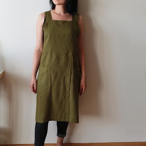 Pottery Apron Sewing Pattern/split Leg Apron /pinafore Pattern - Etsy