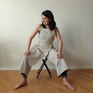 Pottery Apron With Pants/sewing Pattern/ Potter's Split - Etsy