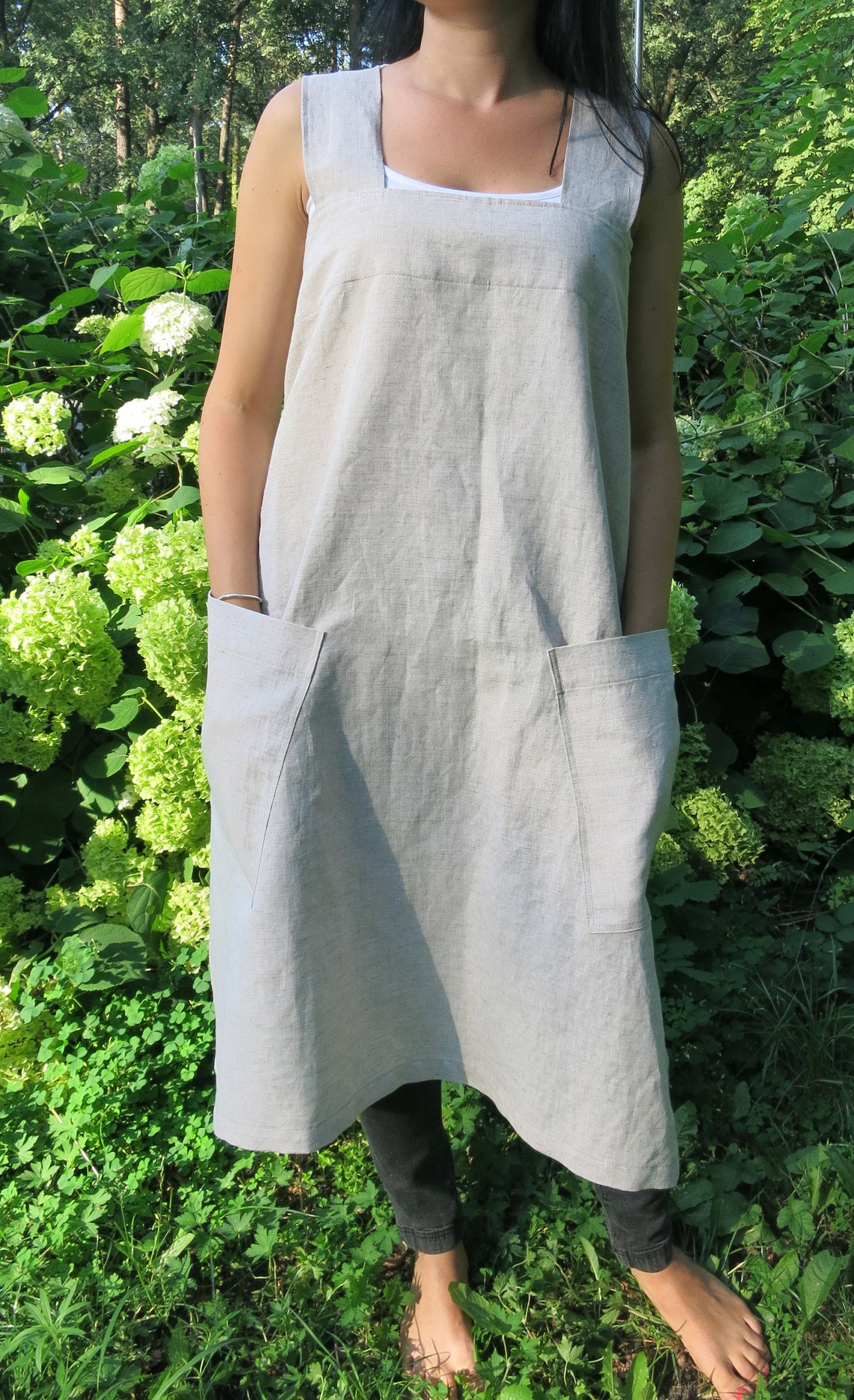 Easy to Sew/ Square Cross Back Apron Sewing Pattern PDF/ Easy - Etsy