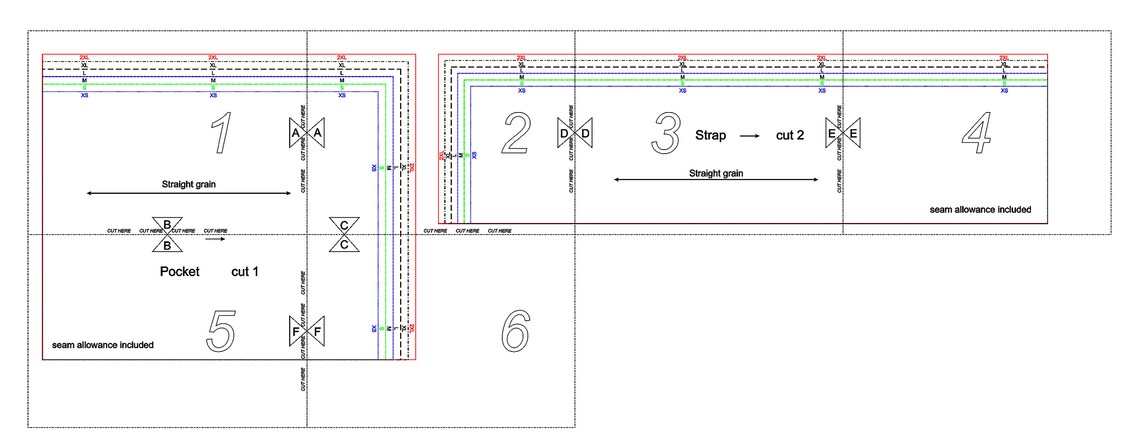 Easy to Sew/ Square Cross Back Apron Sewing Pattern PDF/ Easy - Etsy