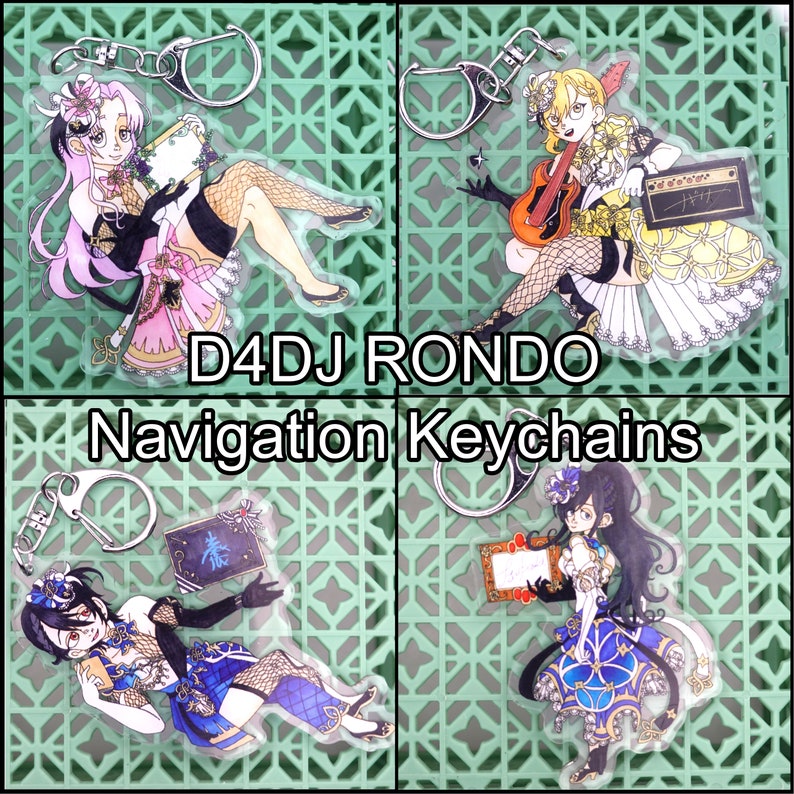 D4DJ RONDO Navigation ~keychains~ - Etsy