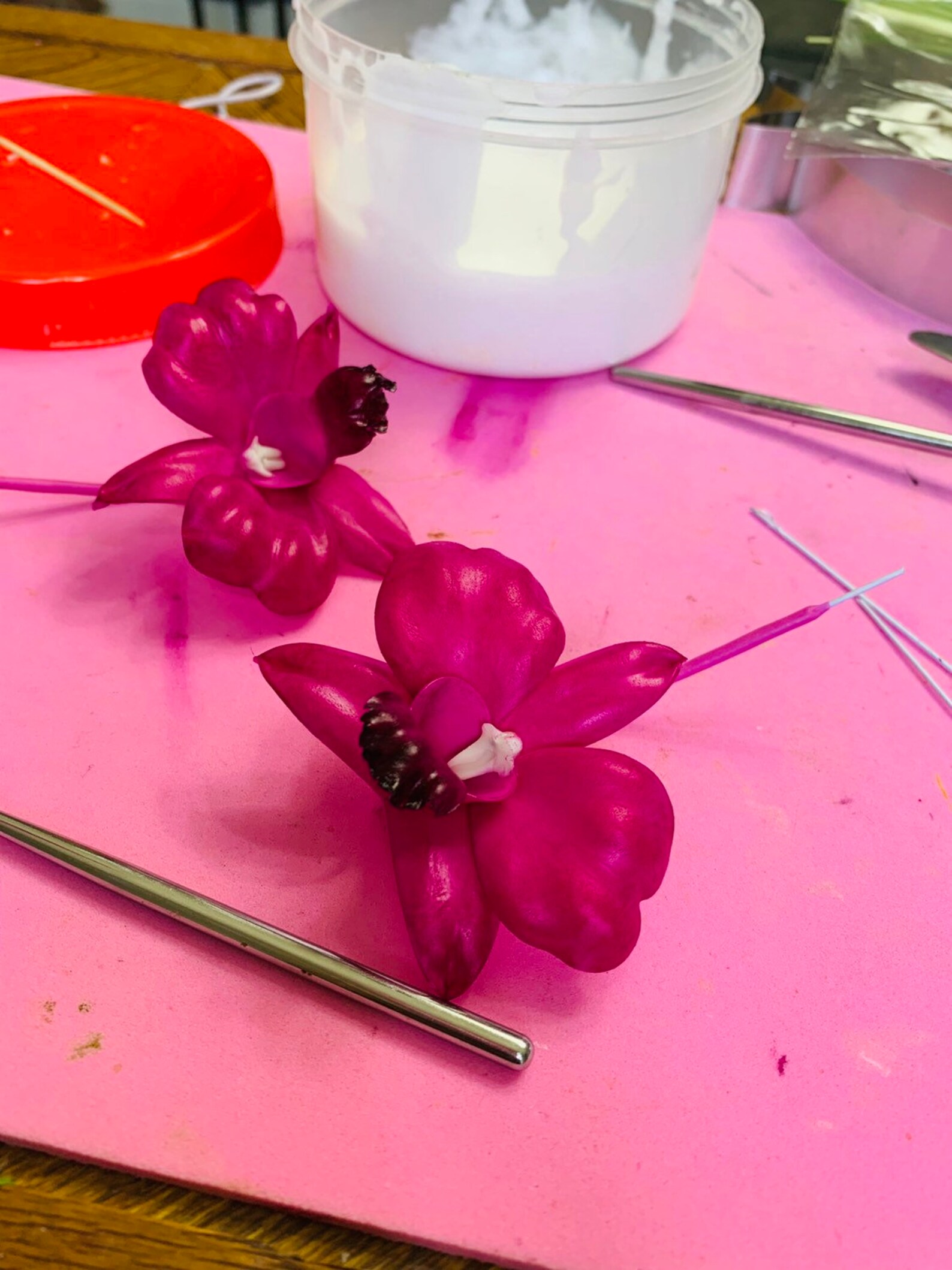 WEDDING FLOWERS POLYMER Clay Flowers Cold Porcelain Real - Etsy