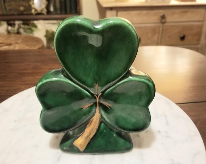 Vintage Shamrock / 3 Leaf Clover Ceramic Flower Pot / Planter - Etsy