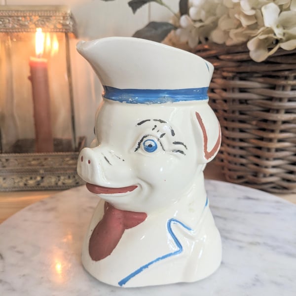 Shawnee Pig Pitcher - Etsy