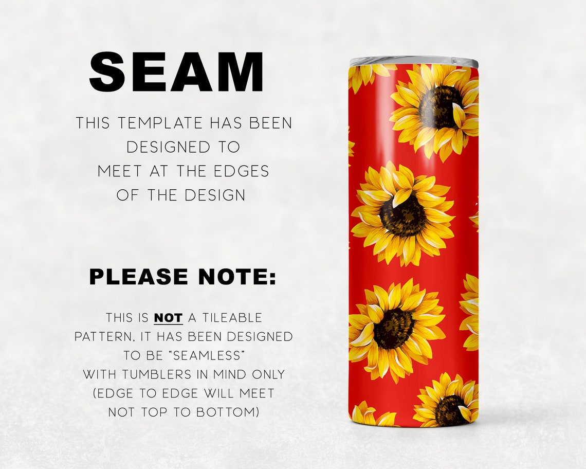 Mom Life Red Sunflowers Mom Bun Hair Funny Seamless - Etsy