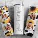 Sunflower Cow Print Tumbler Wrap for Photos PNG Tumbler Design Add ...