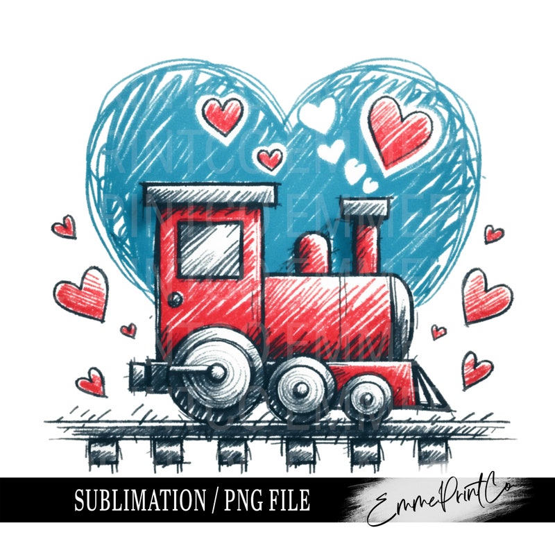 Train Valentine - Etsy